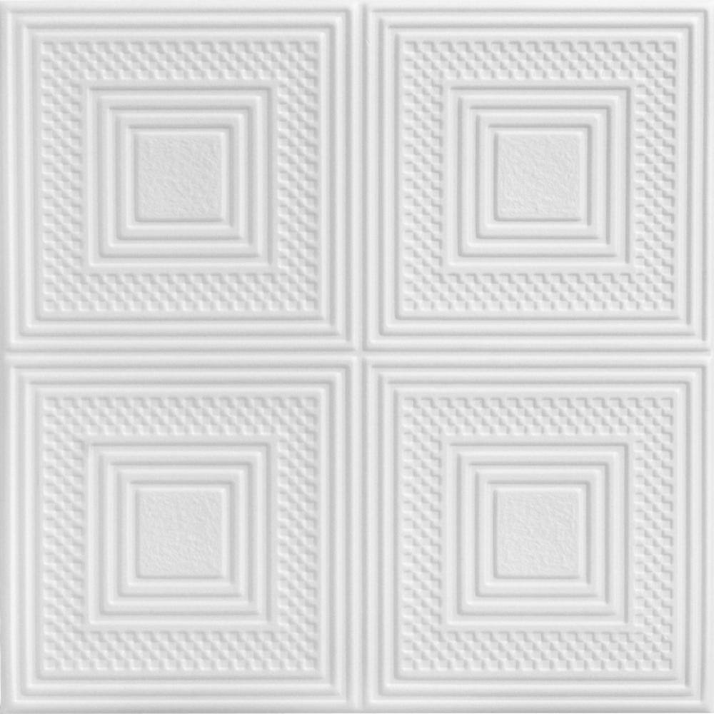 A La Maison Ceilings Nested Squares Breath of Fresh Air 1.6 ft. x 1.6 ...