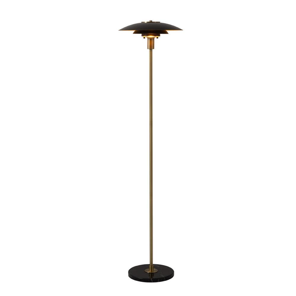 NOVA of California Rancho Mirage 83 in. Matte Black 1-Light Dimmable ...