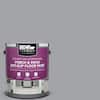 BEHR PREMIUM 1 gal. #N530-4 Power Gray Textured Low-Lustre Enamel ...
