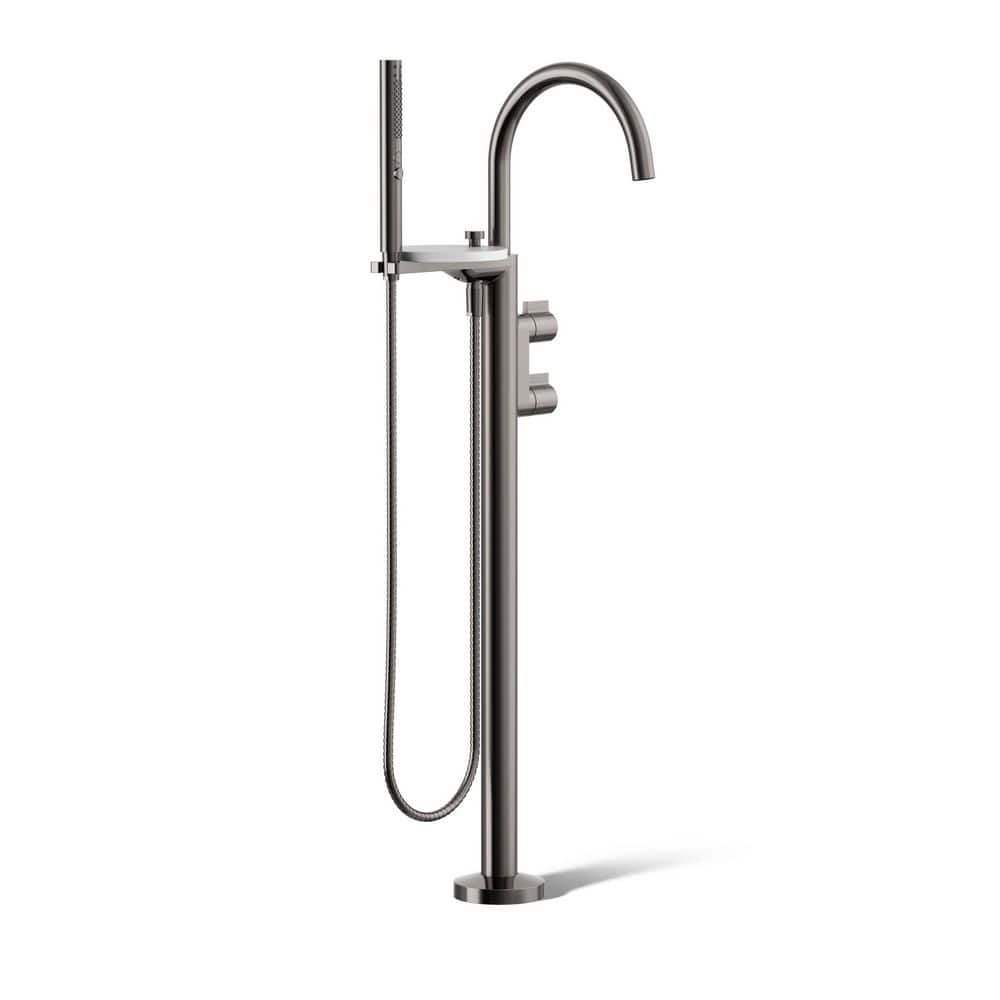 KOHLER Components Floor-Mount Bath Filler Trim With Lever Handles And ...