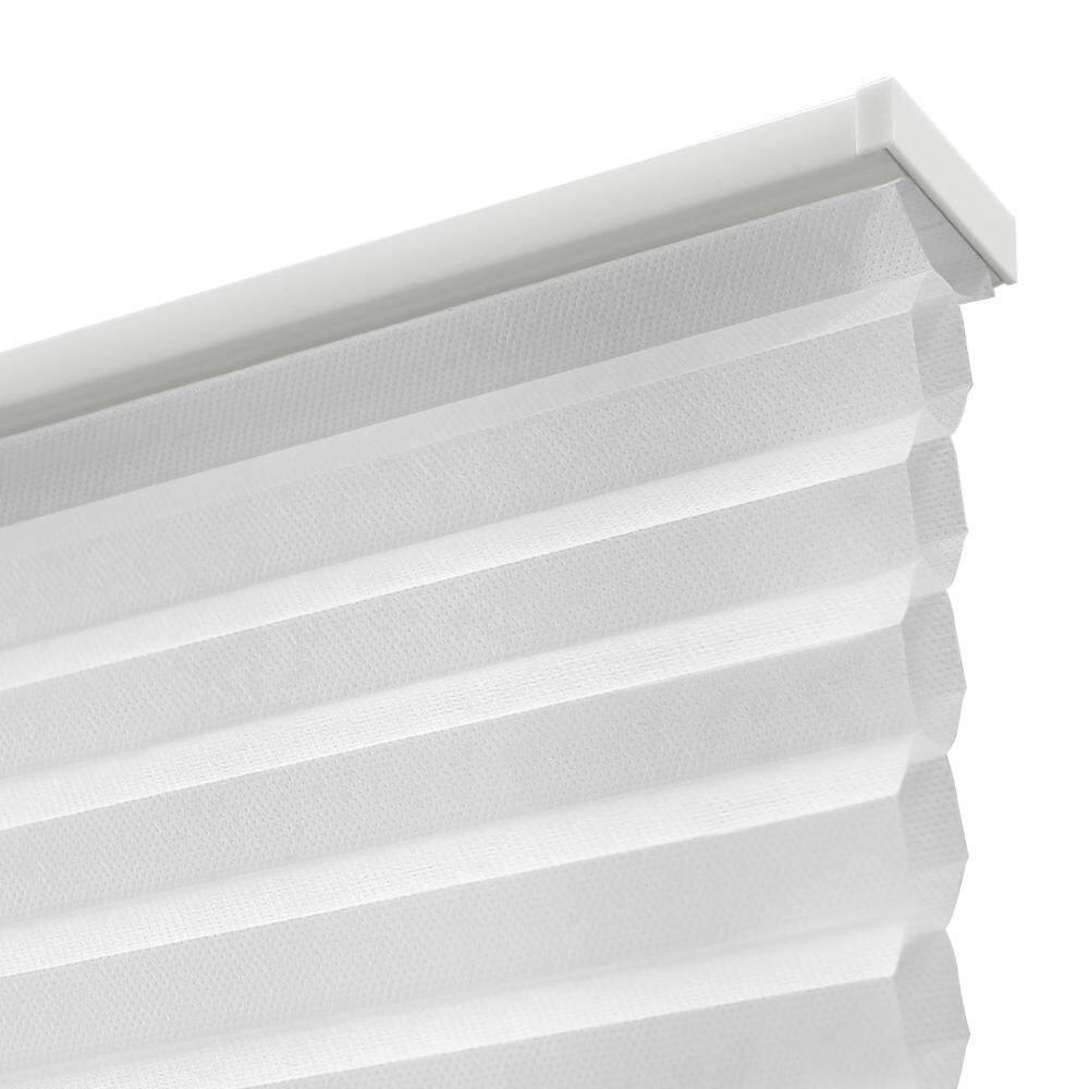 Buy DIY White Cordless Light Filtering Polyester Honeycomb Cellular ...