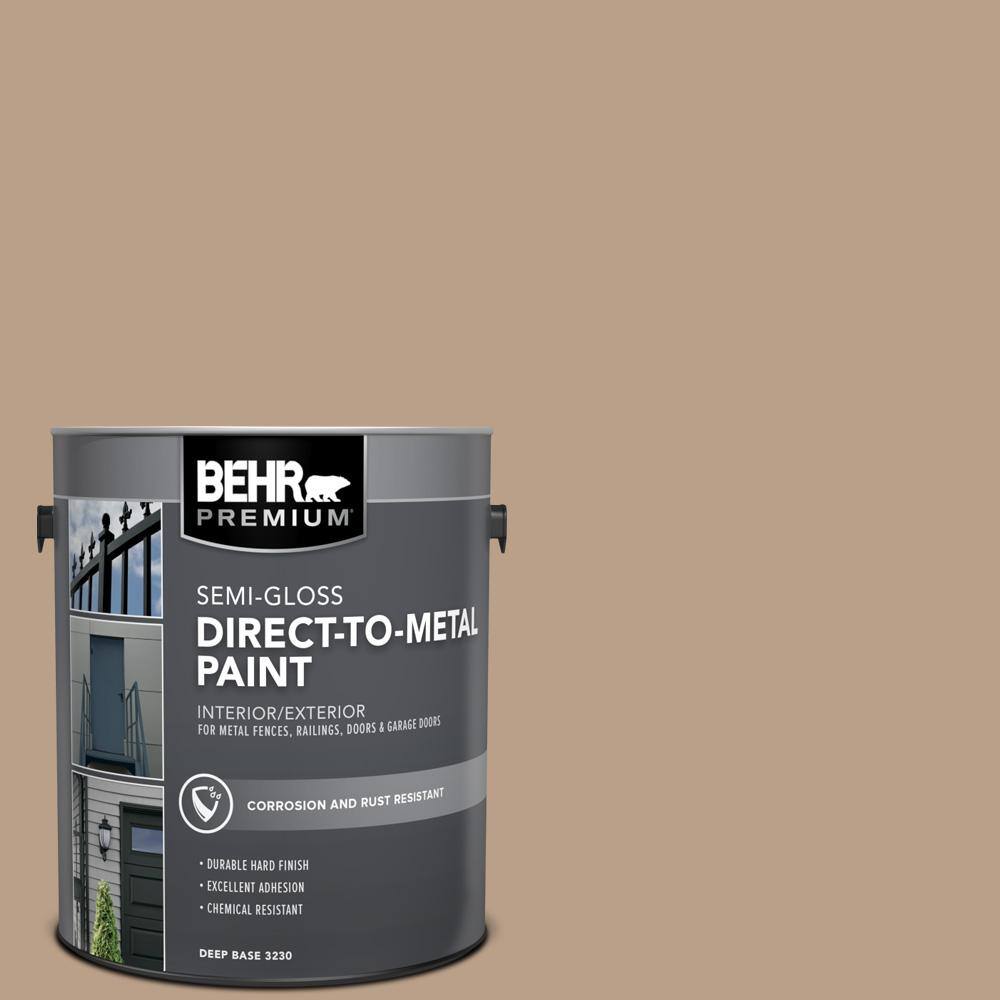 BEHR PREMIUM 1 gal. #N240-4 Sierra Semi-Gloss Direct to Metal Interior ...