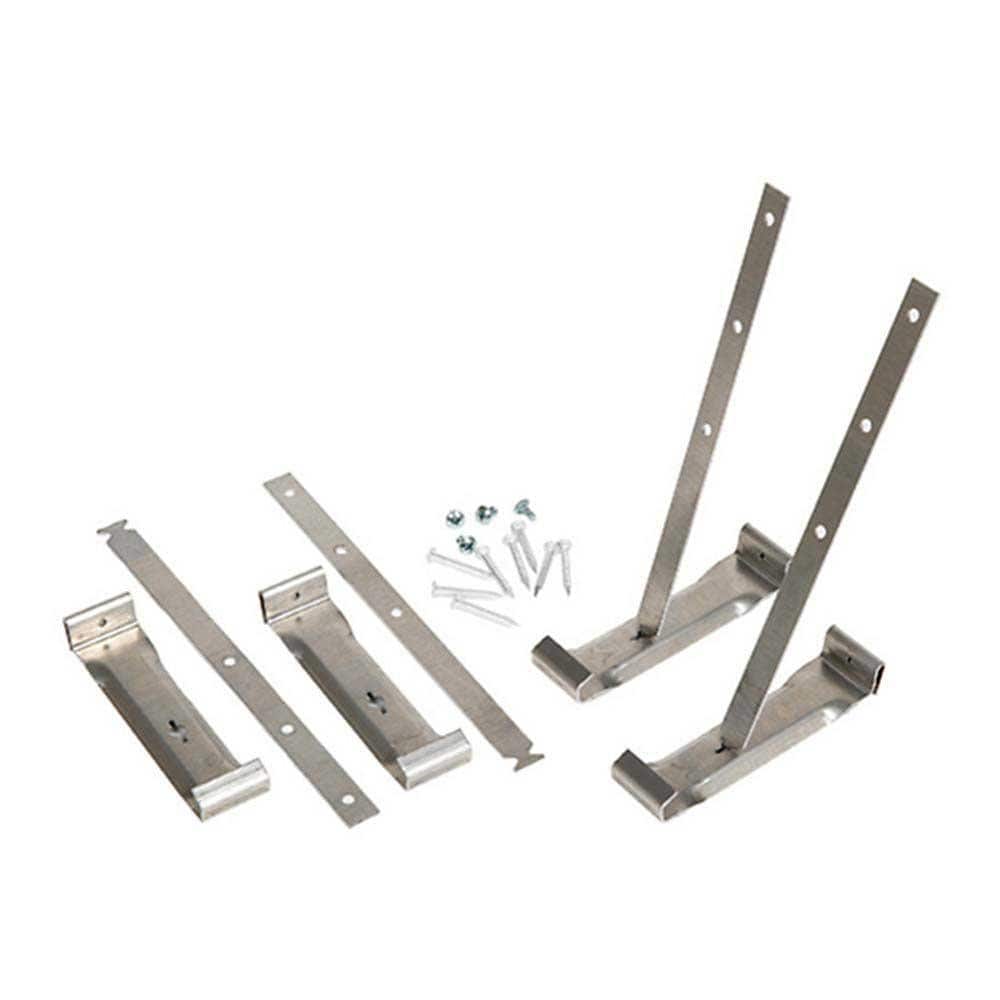 Gibraltar Building Products 5 in. Steel K-Style Gutter Strap Hanger (4 ...