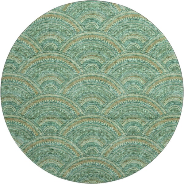 Addison Rugs Mayfield Premium Machine Washable Abstract AMF984 Sage 8 ...