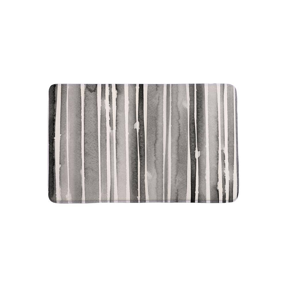 EverGrace Carina Stripes Rectangle Kitchen Mat 22in.x 35in. EG1117699 ...