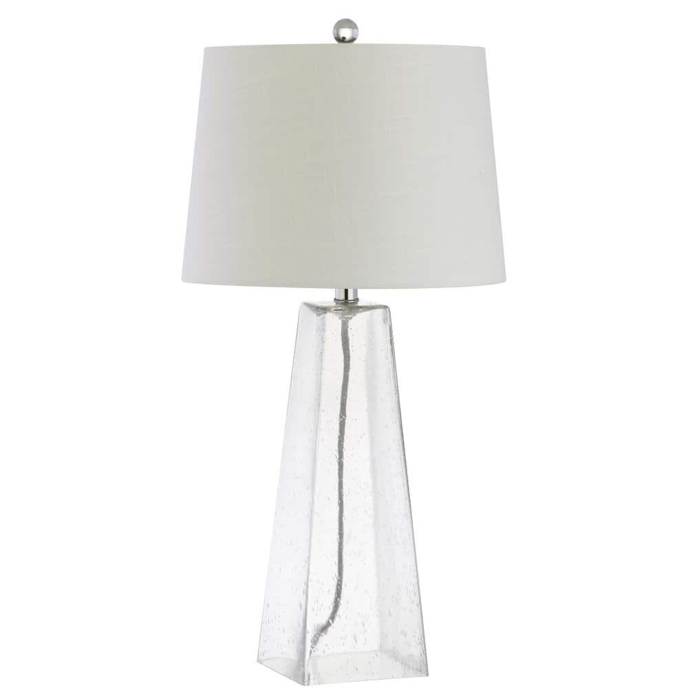 JONATHAN Y Dylan 28.5 in. Clear Glass Table Lamp JYL2006A - The Home Depot