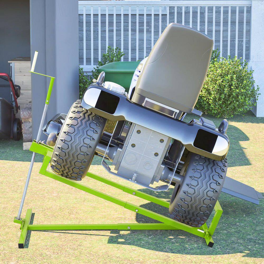 Huluwat Lime Green 800 lbs. Capacity 45° Tilt Adjustable Universal Lift ...