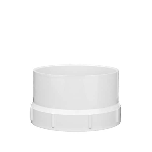 NDS PVC S&D Female Cleanout Adapter, 4 in. Hub X FPT 4P11 - The Home Depot