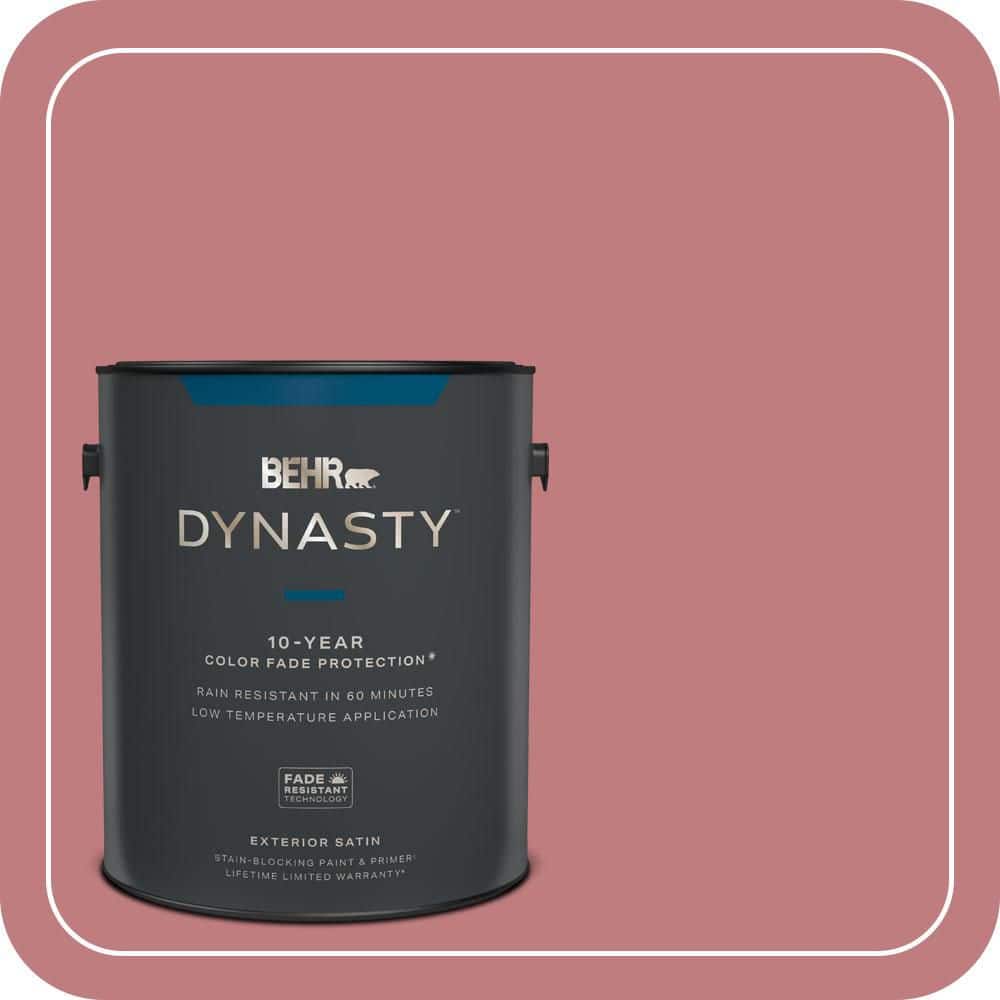 BEHR DYNASTY 1 gal. #MQ1-12 Chick Flick Satin Enamel Exterior Stain ...